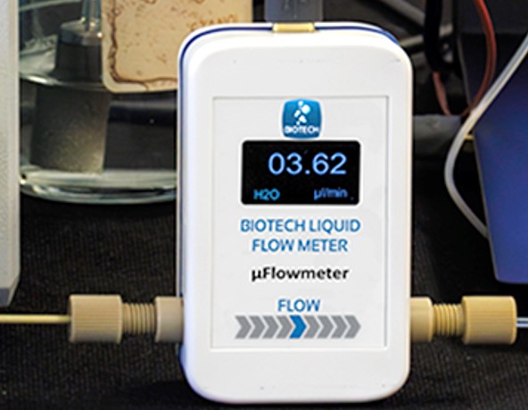 Flow meter will help validate the performance of capiliary columns ...